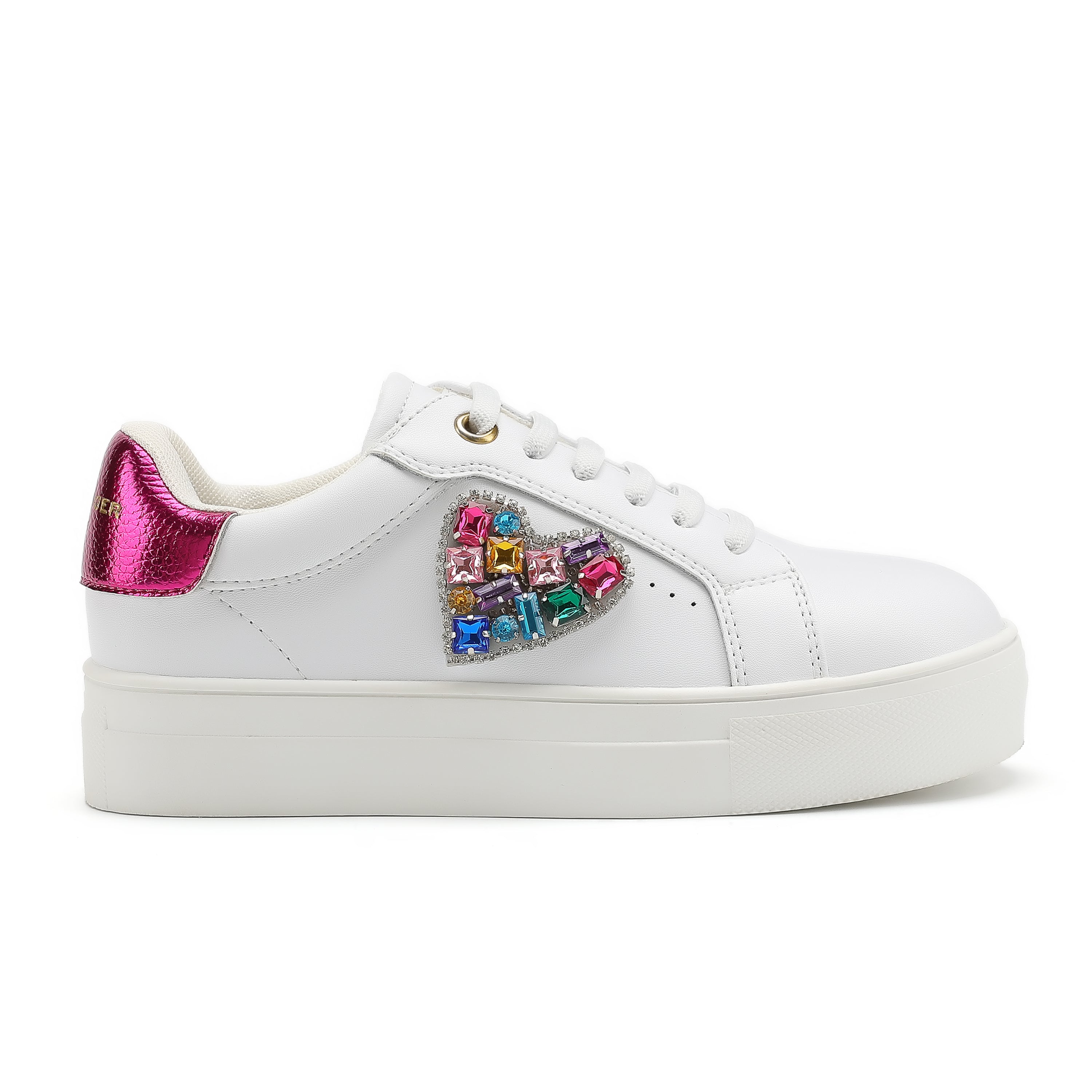 Kurt Geiger Mini Laney Love Heart Sneaker | Big Kid's | Stride Rite